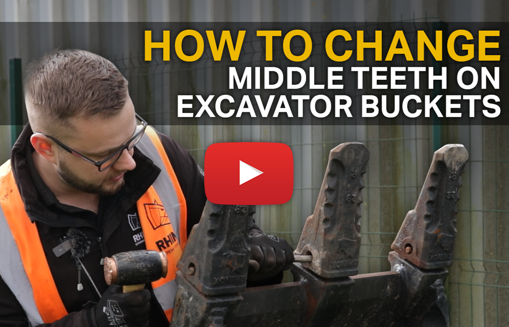 Excavator Digging Buckets - Teeth VS Blades – Rhinox Group